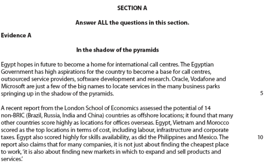 Assessing the Potential of Different Economies – A Level Economics B ...